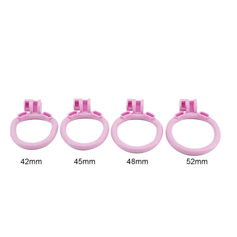 Pink Chastity Cage Sissy Flat Small Resin Ce1 Chastity Cage