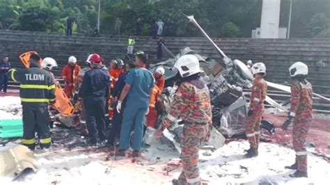 Two Helicopters Collide Mid Air In Malaysia Leaving All Aboard Dead