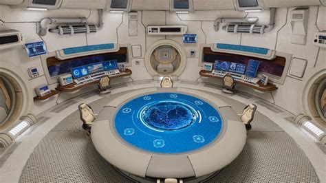 Spaceship Command Center 3d Model Cgtrader