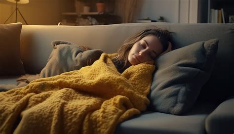 Premium Ai Image Woman Sleeping In Winter In Her Cozy Bed