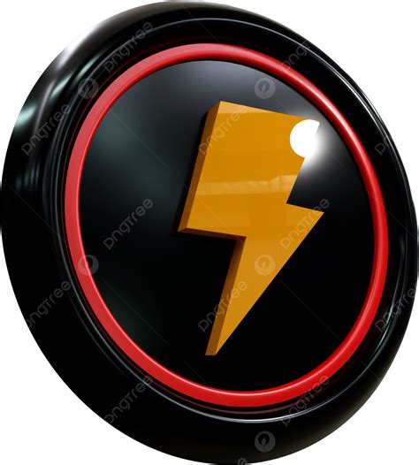 조명 일러스트 아이콘 3d 렌더링 왼쪽보기 조명 플래시 3d Png 일러스트 및 Psd 이미지 무료 다운로드 Pngtree