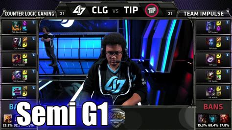Clg Vs Impulse Game 1 Semi Finals S5 Na Lcs Summer 2015 Playoffs