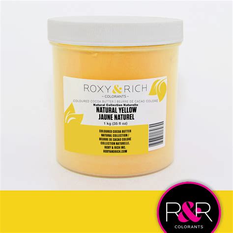 Colored Cocoa Butter Natural Collection Natural Yellow Tomric