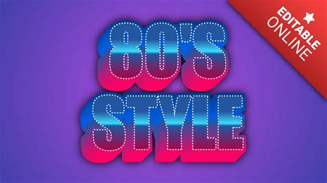 Retro 80s Font