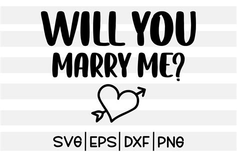 Will You Marry Me Svg Design Graphic By Svg King · Creative Fabrica