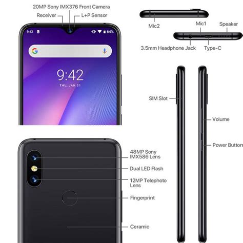UMIDIGI S Pro G Smartphone GB RAM GB ROM Global Version GearVita