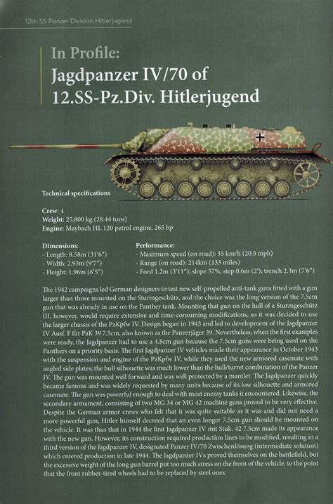 12th Ss Panzer Division Hitlerjugend Vol 1 From Formation To The
