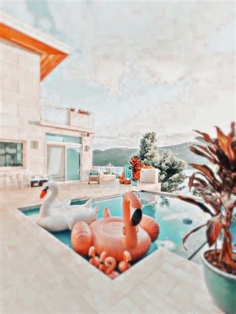 Cute Pool Edited By Me 📌 Preppy Wallpaper Cute Background For