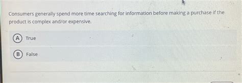 solved consumers generally spend more time searching for