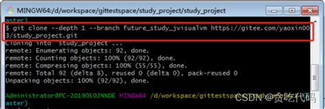git depth 1下载其他分支 git clone b master depth 1怎么拉其他分支 csdn博客