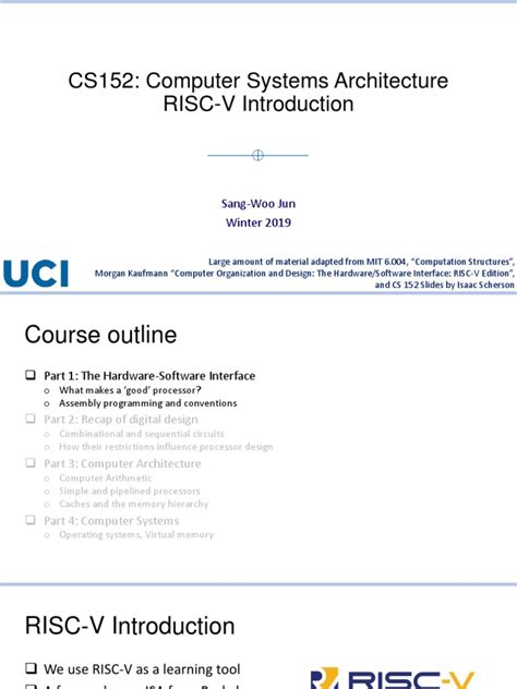 Lec3 Risc V Assembly Pdf Central Processing Unit Bit