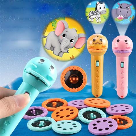 Linterna De Proyección Para Niños Juguetedivertida Luminoso ，máquina