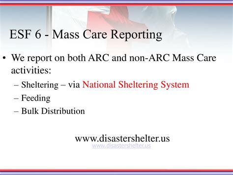 Ppt An Overview Of Esf 6 Mass Care Powerpoint Presentation Free Download Id 186565
