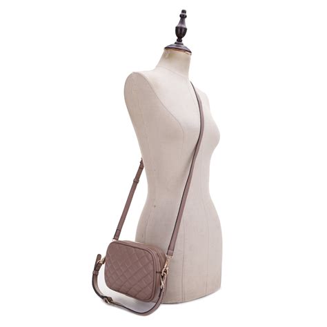 Ava Vegan Leather Quilted Crossbody Mali Lili