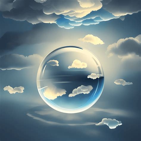 Moody Light Glass Sphere · Creative Fabrica