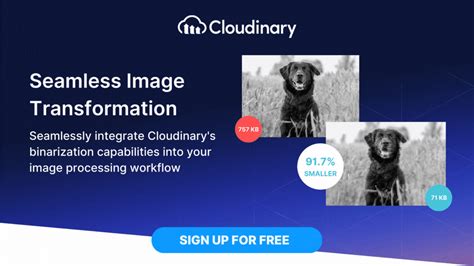 Binarization Cloudinary