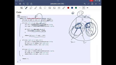 贾考博 Leetcode 671 Second Minimum Node In A Binary Tree Youtube