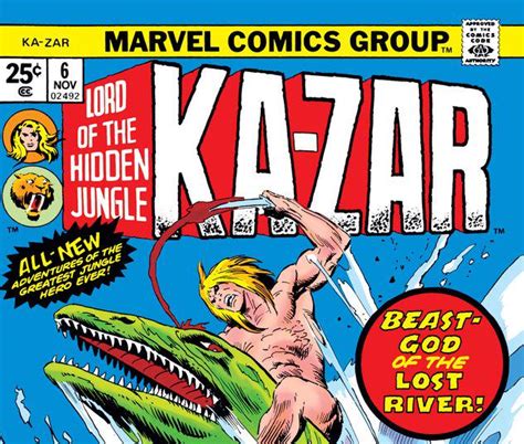 Ka Zar 1974 6 Comic Issues Marvel