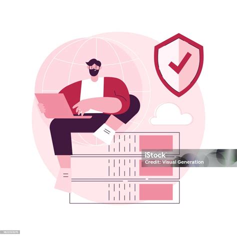 Proxy Server Abstract Concept Vector Illustration Stock Illustration