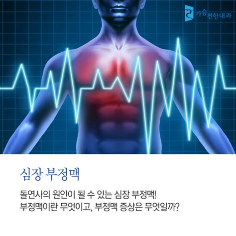 심장질환 부정맥 빈맥 서맥 조기박동 심방세동 증상 검사 네이버 블로그