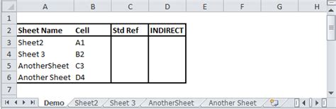 Excels Indirect Function The Jaytray Blog