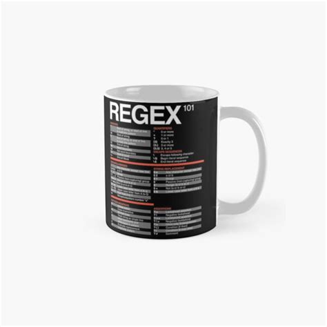 Regex Cheatsheet Regular Expressions 101 Computer Teacher Coffee