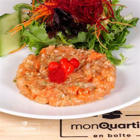 Tartare De Saumon L Asiatique Monquartier