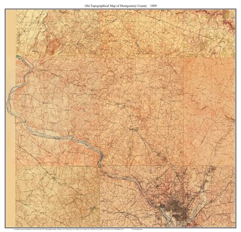 Montgomery County Maryland Usgs Topographic Maps On Cd Smokapup
