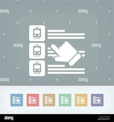 Train Ticket Booking Stock Vector Image Art Alamy