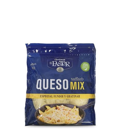 Queso Mezcla Rallado Mix El Pastor Bolsa 150 G Quesos El Pastor