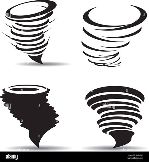 Tornado Icon Logo Vector Design Template Stock Vector Image And Art Alamy
