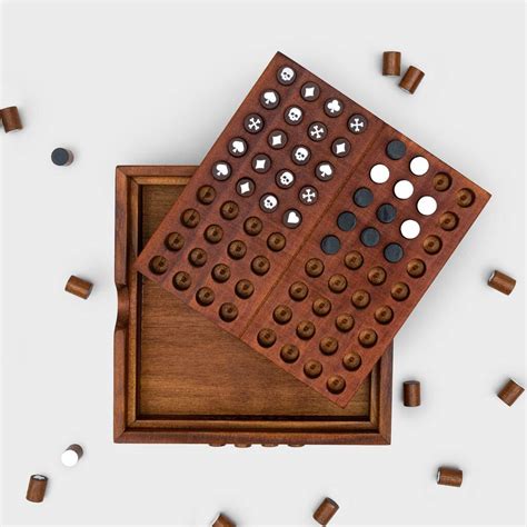 codebreaker deluxe wooden two player game set by ooo that s nice
