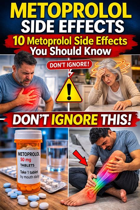 10 Common Metoprolol Side Effects You Should Know About And How To
