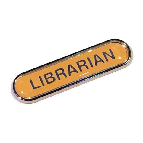 Librarian Bar Badge