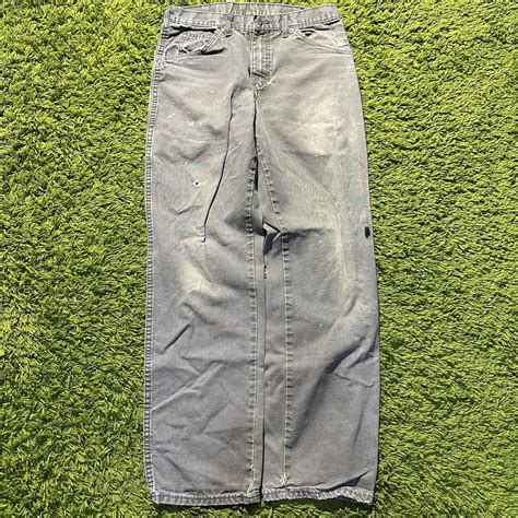 Dickies Grey Carpenter Pants Size Depop