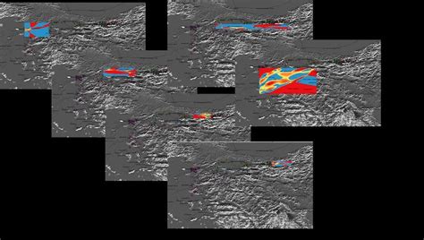 Global Polynomial Interpolation Function Maps Plotted To 6 Different