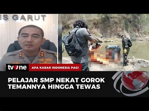 Terkuak Ternyata Ini Alasan Siswa SMP Nekat Gorok Teman Hingga Tewas