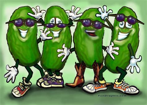Pickle Party Digital Art By Kevin Middleton Fine Art America
