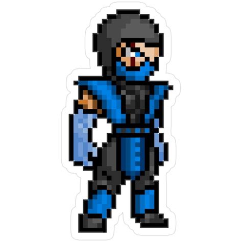 Sub Zero Sprite Sticker In 2025 Vinyl Decal Stickers Stickers Sprite