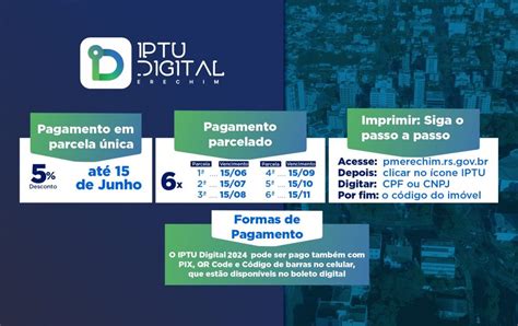 Iptu Digital 2024 Já Está Disponível Aos Contribuintes Jornal Boa