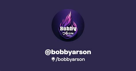 Bobbyarson Instagram Linktree