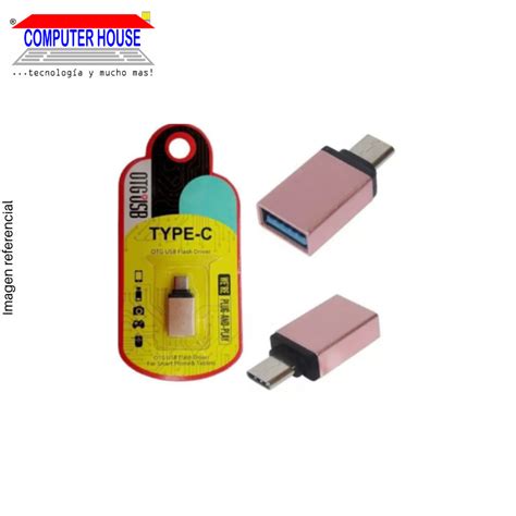 Adaptador Otg Usb Tipo C A Usb Computer House