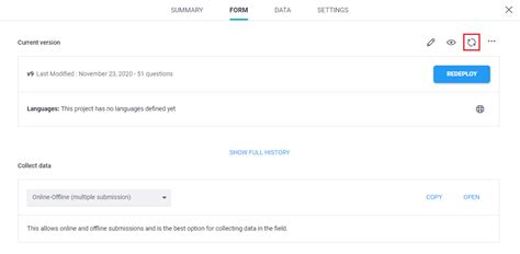 Uploading Xlsform Through The Project Legacy Form Building