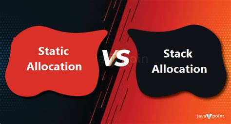 Difference Between Static Allocation And Stack Allocation In C Tpoint