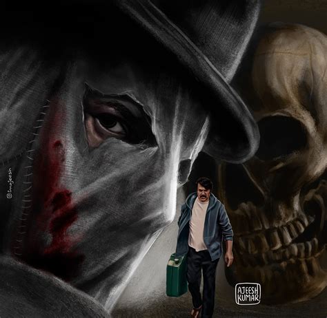 Rorschach Poster Digital Painting Behance