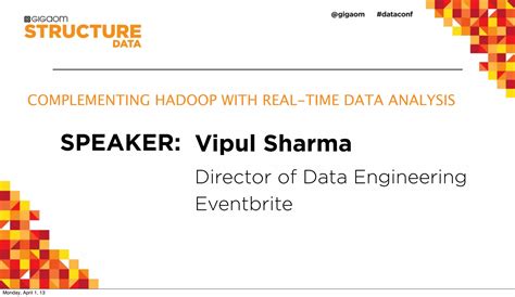 Complementing Hadoop With Real Time Data Analysis From Structuredata