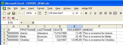 Alpha Anywhere Exporting Fields From A Table