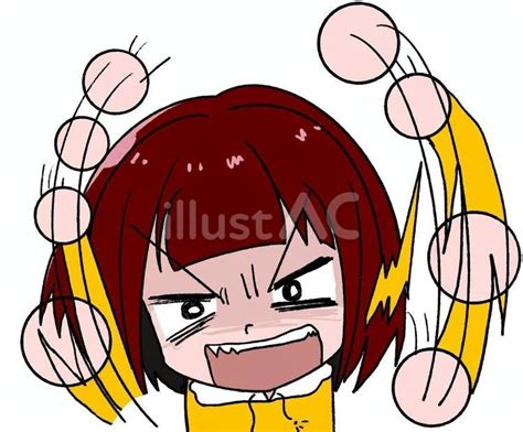 暴れる女の子イラスト No 23974960／無料イラストフリー素材なら「イラストac」