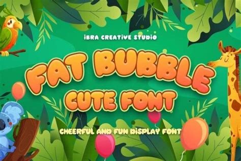 Fat Bubble Font Free Font