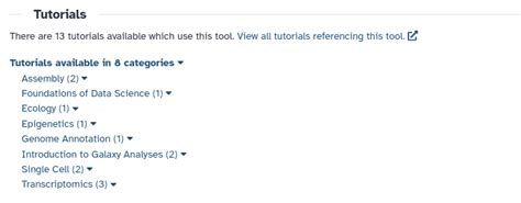 Integrating The Galaxy Training Network Into The Tool Form Galaxy Community Hub